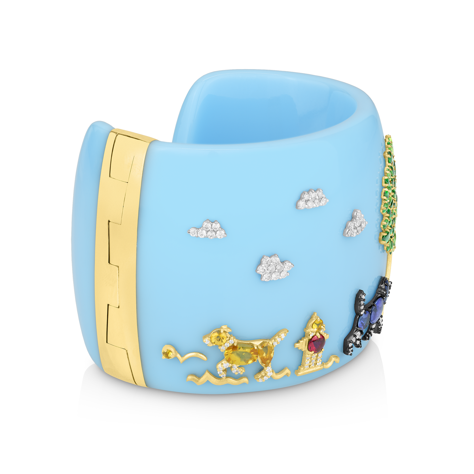 Walk in the Park Acrylic Cuff | Fine Jewelry Cuff Bracelet – Paul ...