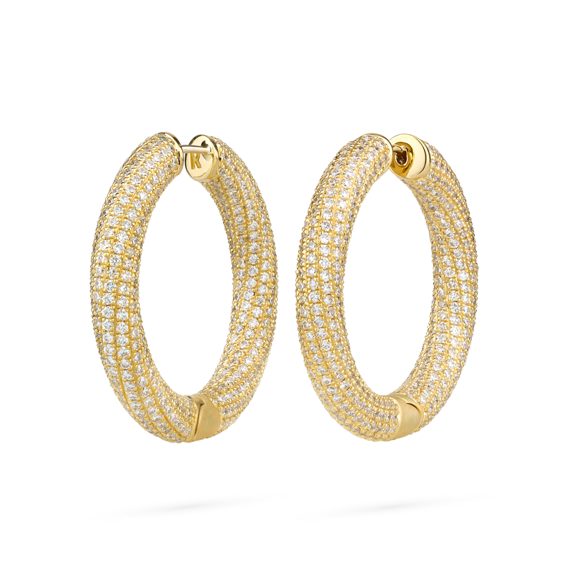 Diamond Hoop Earrings – Paul Morelli Design, Inc.