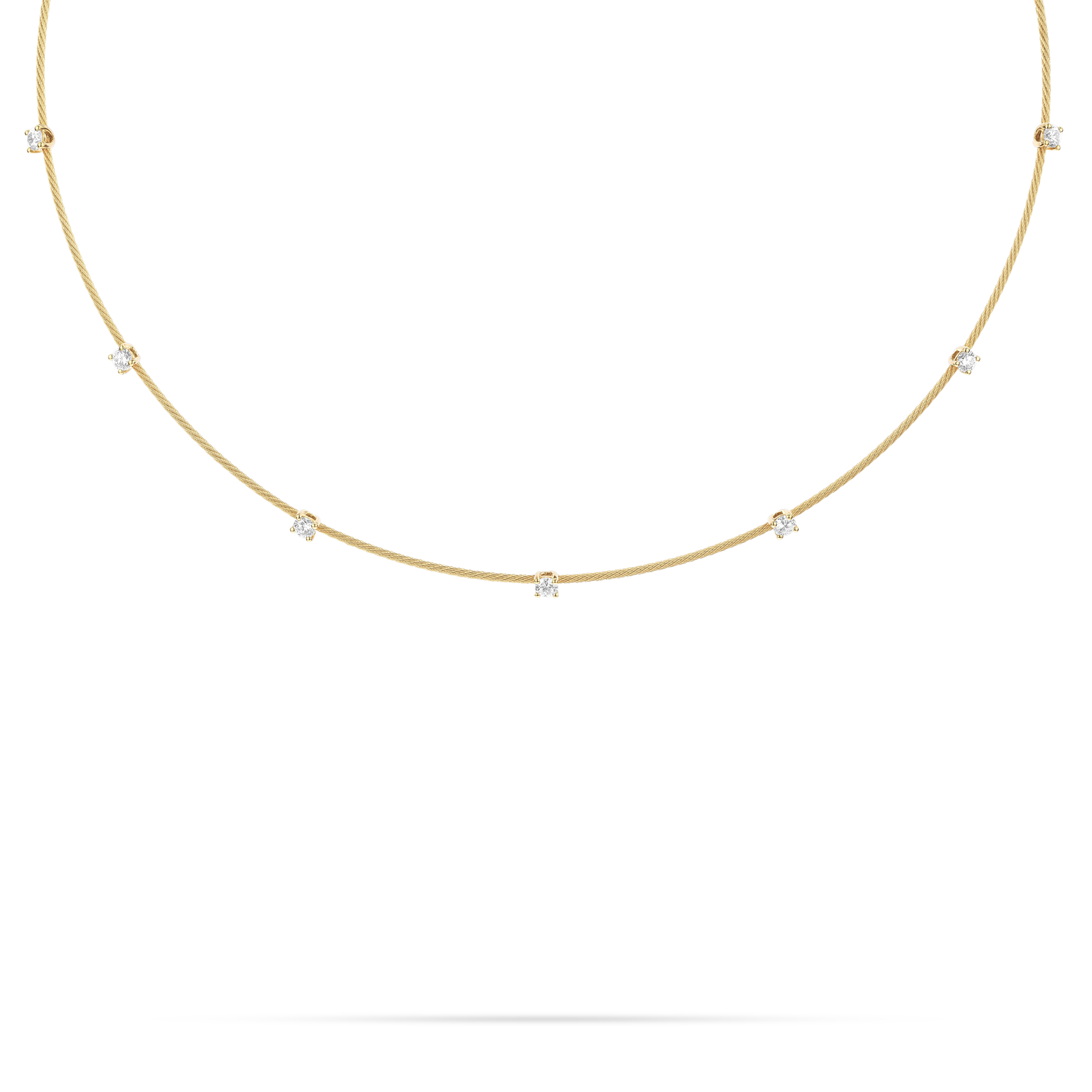 Single Unity Necklace With 7 Diamonds – Paul Morelli Design, Inc.