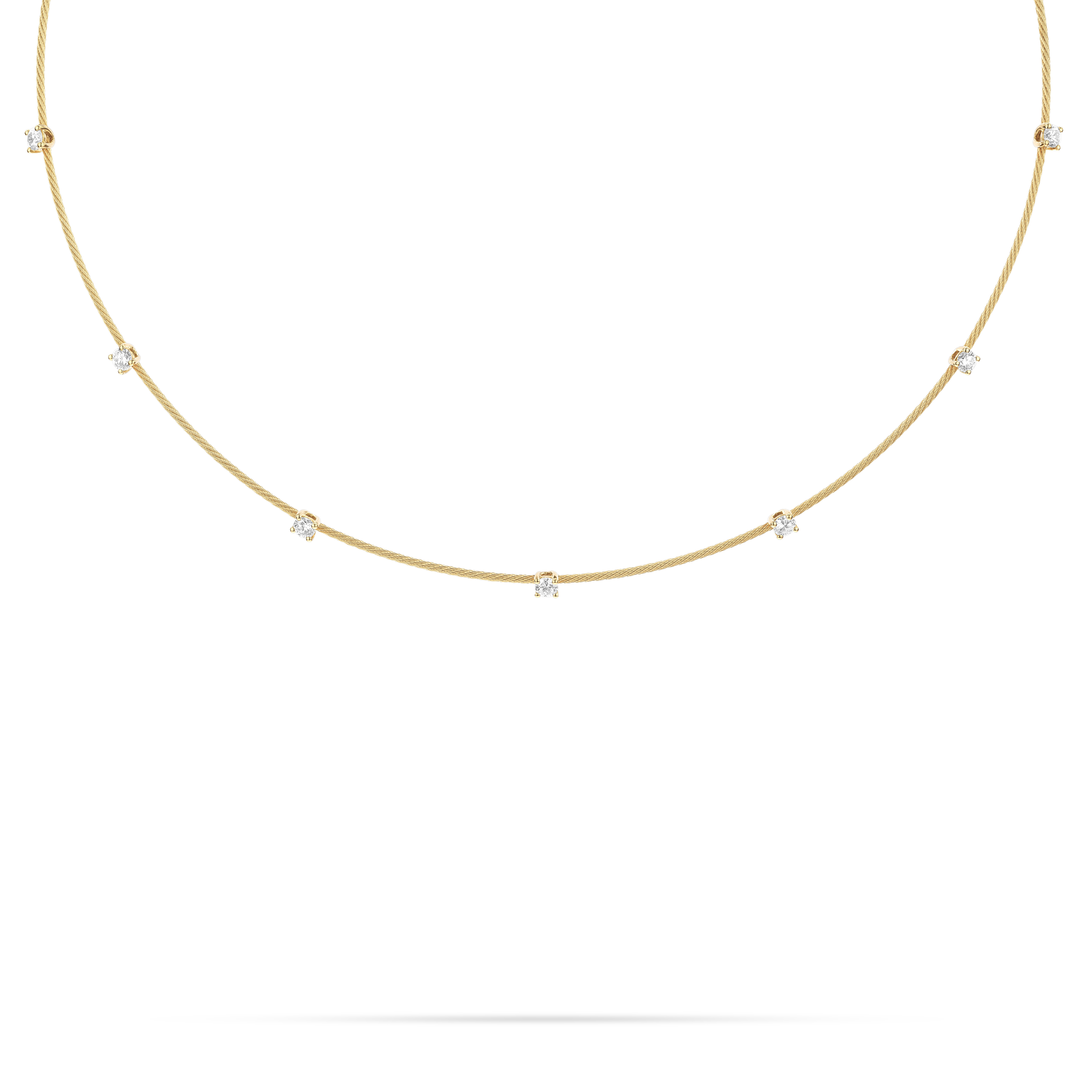 Single Unity Necklace With 7 Diamonds – Paul Morelli Design, Inc.