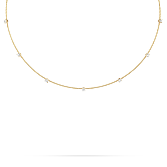 Single Unity Necklace With 7 Diamonds – Paul Morelli Design, Inc.