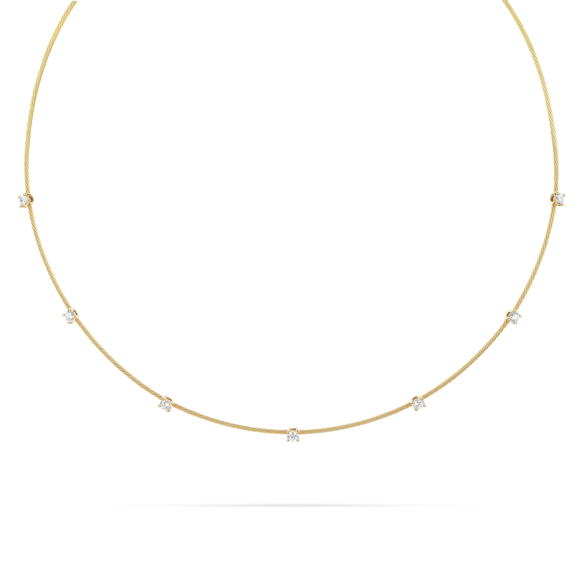 Single Unity Necklace With 7 Diamonds – Paul Morelli Design, Inc.