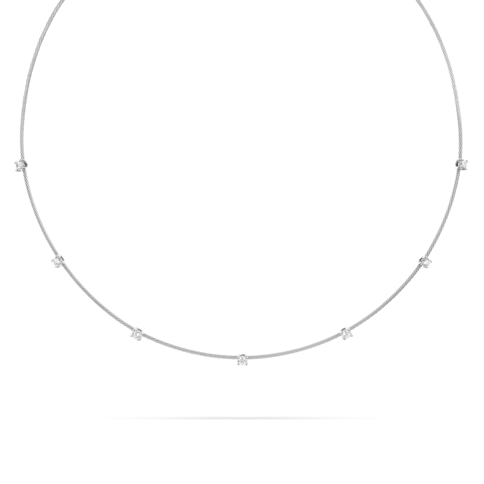 Single Unity Necklace With 7 Diamonds – Paul Morelli Design, Inc.