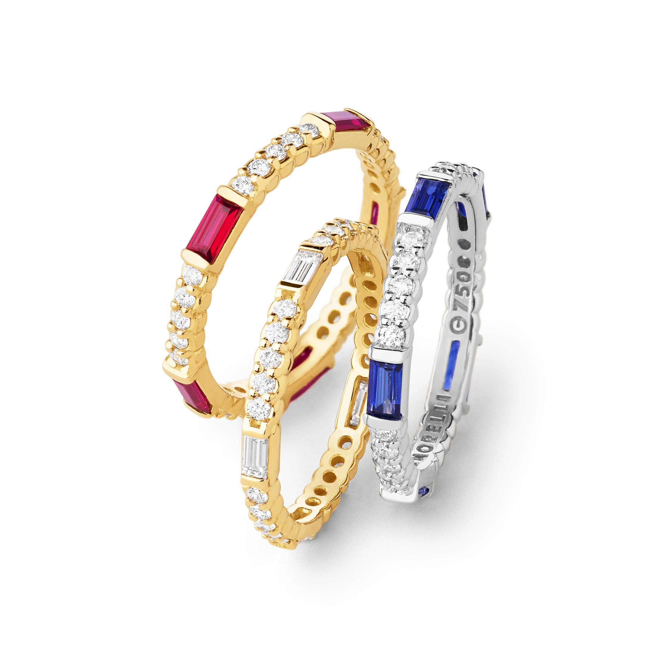 Pinpoint Baguette Diamond Eternity Ring – Paul Morelli Design, Inc.