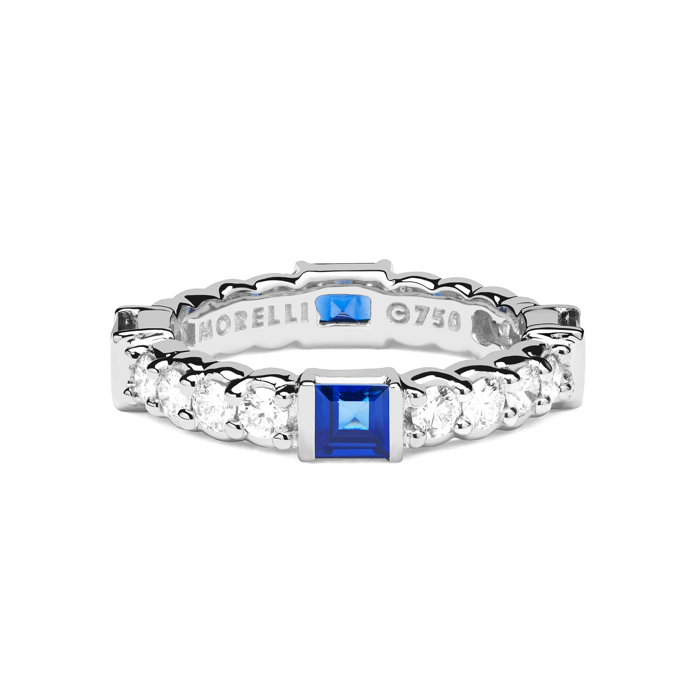 Pinpoint Square Diamond Eternity Ring – Paul Morelli Design, Inc.