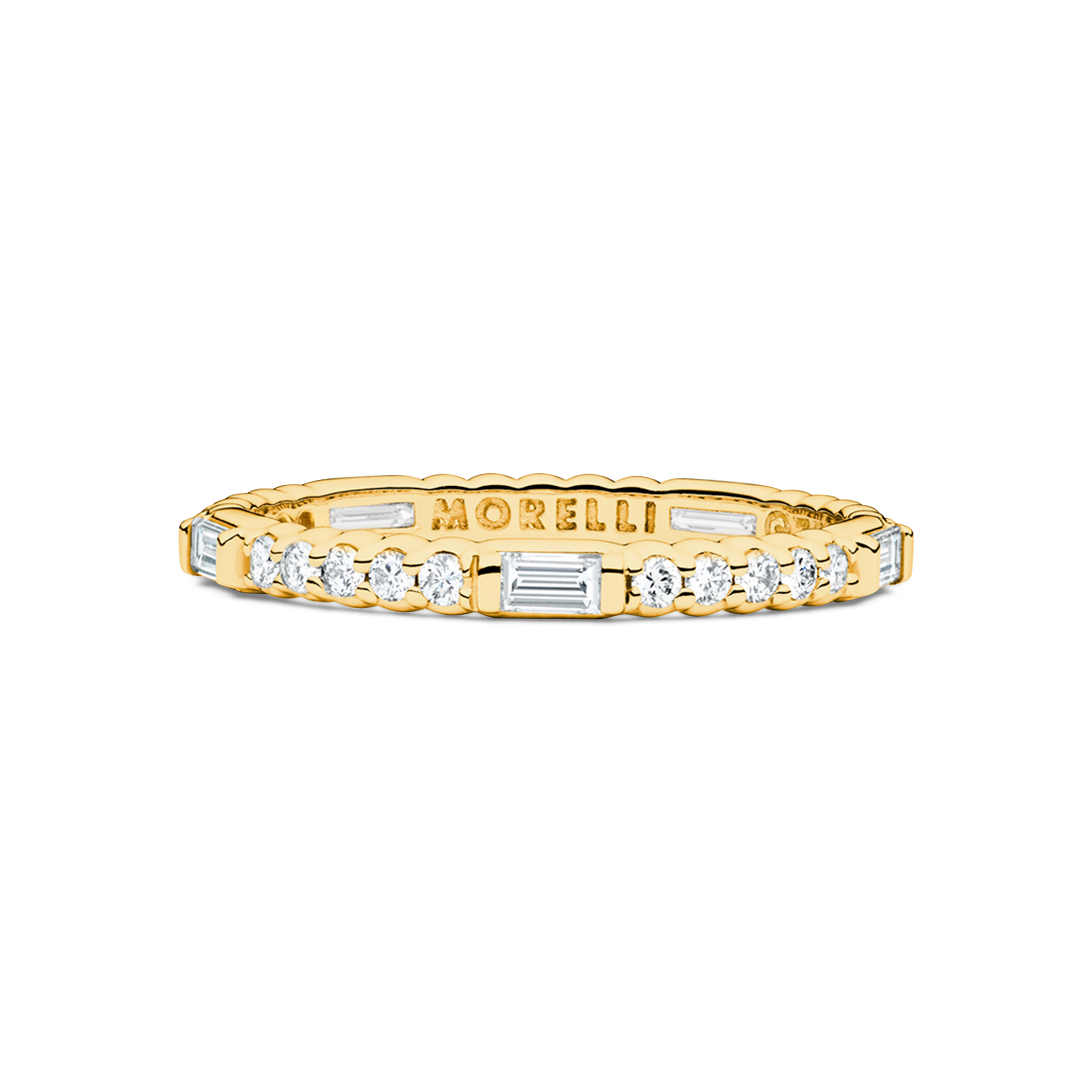 Pinpoint Baguette Diamond Eternity Ring – Paul Morelli Design, Inc.